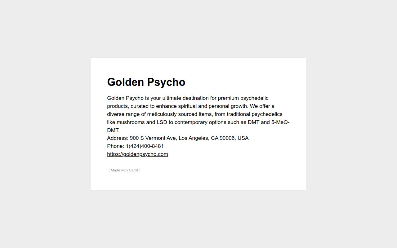 Golden Psycho